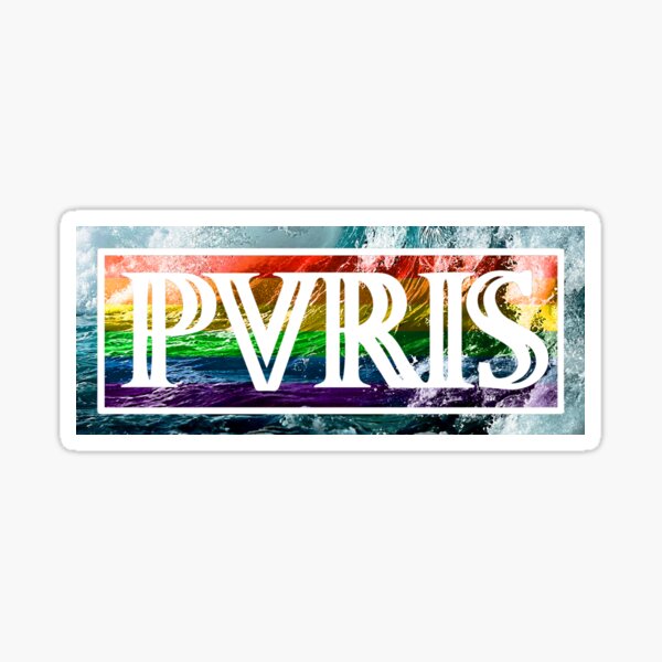 "PVRIS" Sticker for Sale by emilykatemilner | Redbubble