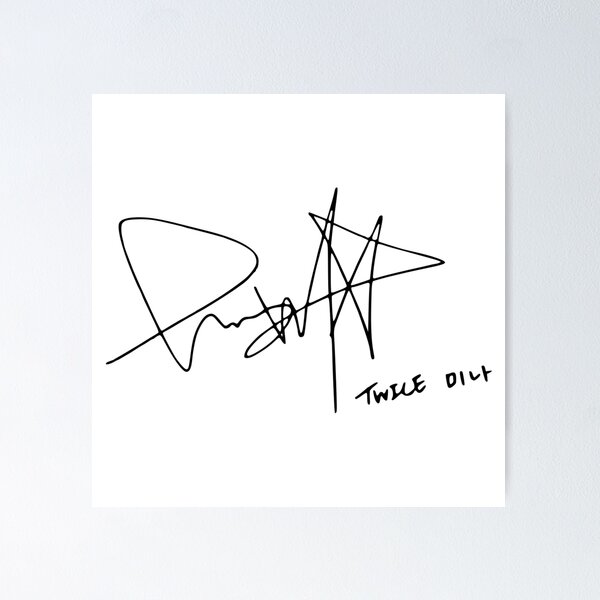 "mina signature" Poster by bejeweledsally | Redbubble