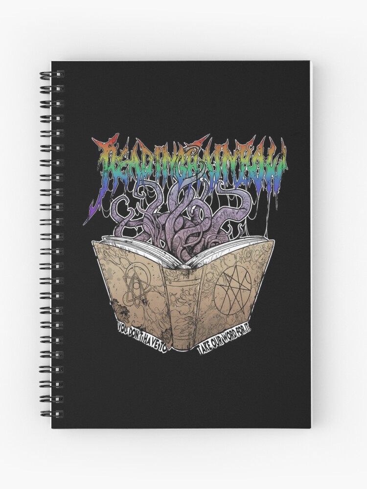"Cursed Books" Spiral Notebook for Sale by powersdesign | Redbubble