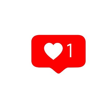 "Instagram like" Sticker for Sale by Bunchable | Redbubble