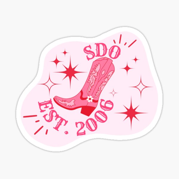"SDO EST.2006" Sticker for Sale by Sigma Delta Omega | Redbubble