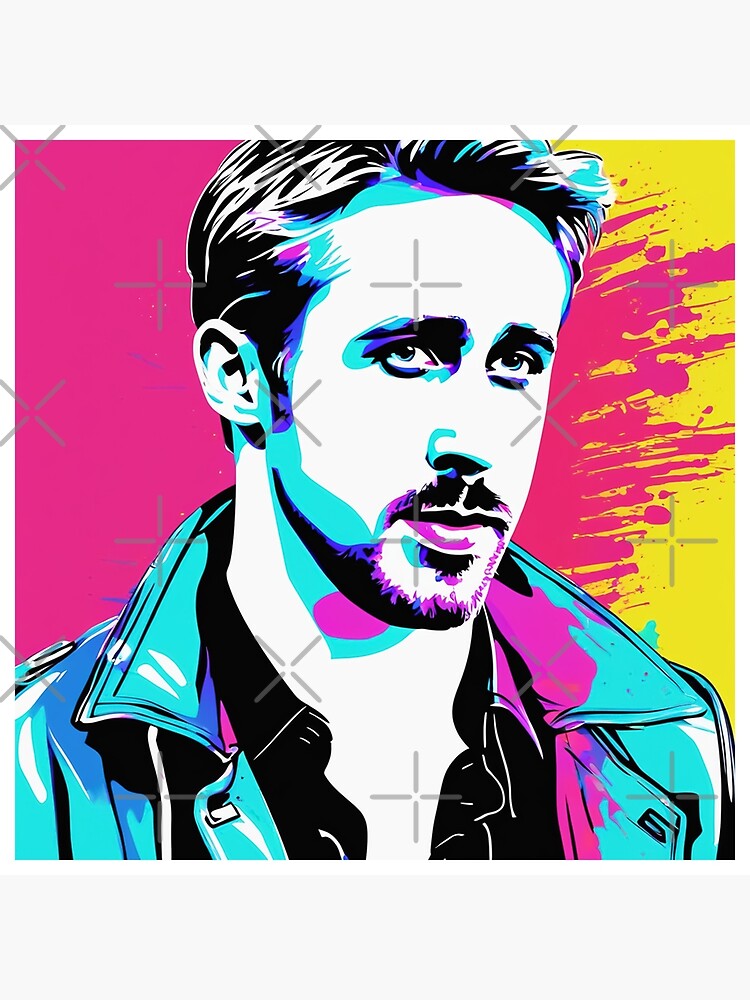 "Ryan Gosling vector art fan works graphic design by ironpalette " Art ...