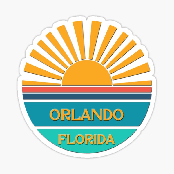 "The Sunshine State Logo Orlando " Sticker for Sale by HHPhotographyFL ...