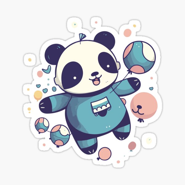 "Panda cute " Sticker for Sale by Snice18 | Redbubble