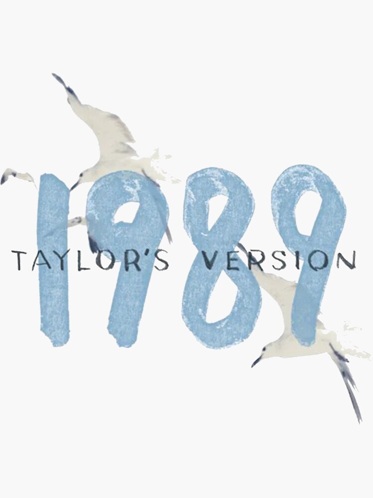 "1989 Taylor’s Version Music" Sticker for Sale by netralrockers | Redbubble