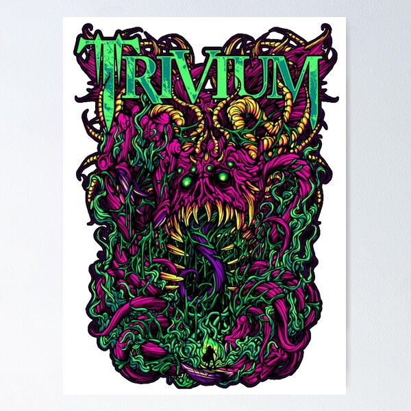 "trivium logo" Poster for Sale by mikedoretana | Redbubble