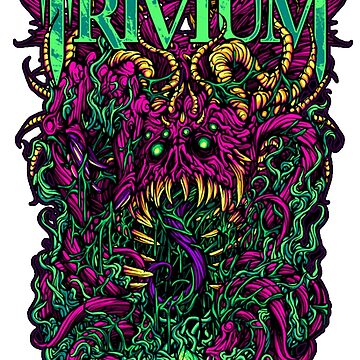 "trivium logo" Sticker for Sale by mikedoretana | Redbubble