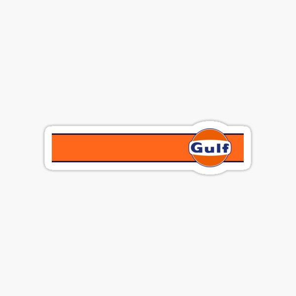 Gulf Racing Stickers | Redbubble