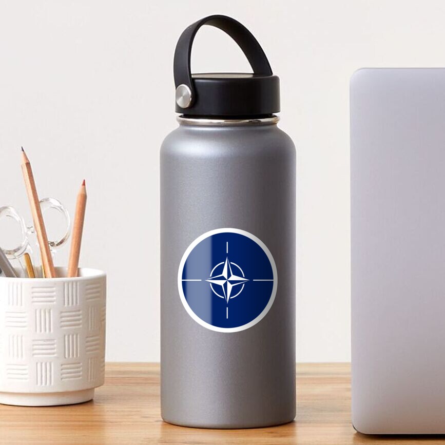 "NATO logo" Sticker for Sale by saschka01 | Redbubble