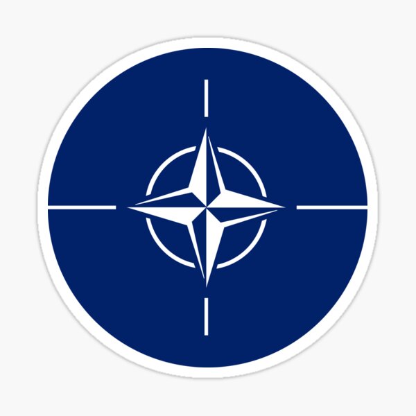 "NATO logo" Sticker for Sale by saschka01 | Redbubble