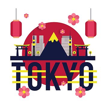 "Tokyo Spirit" Sticker by OtterFactory | Redbubble