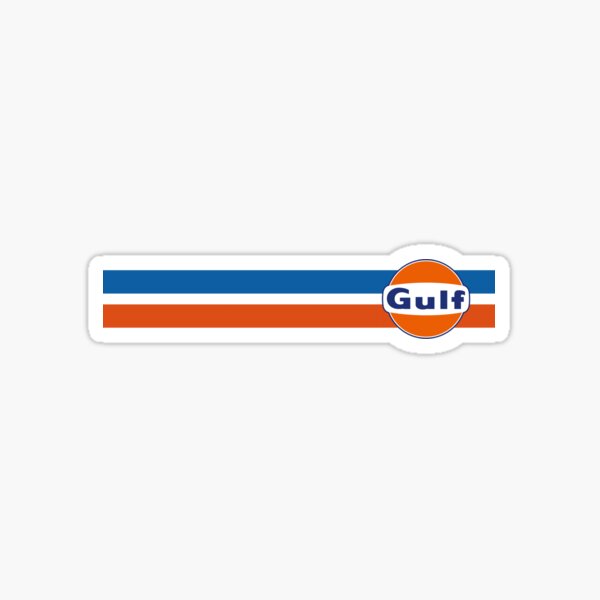 Gulf Racing Stickers | Redbubble