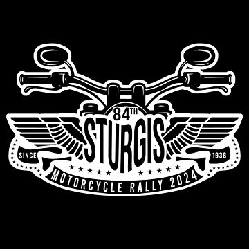 "Sturgis Motorcycle rally 2024" Sticker for Sale by DisenyosDeMike ...