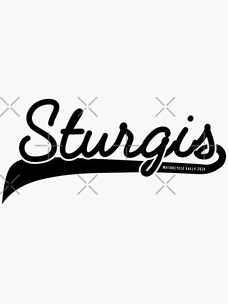 "Sturgis Motorcycle rally 2024" Sticker for Sale by DisenyosDeMike ...