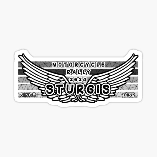 "Sturgis Motorcycle rally 2024" Sticker for Sale by DisenyosDeMike ...