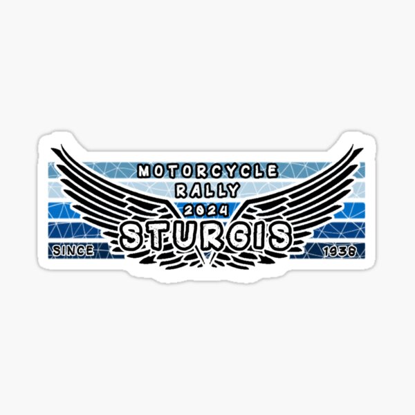 "Sturgis Motorcycle rally 2024" Sticker for Sale by DisenyosDeMike ...