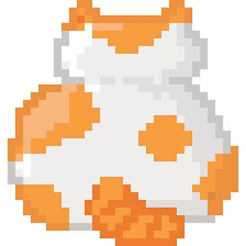 "Cute Fat Cat Cartoon Pixel Art" Sticker for Sale by SvgmagicArt ...