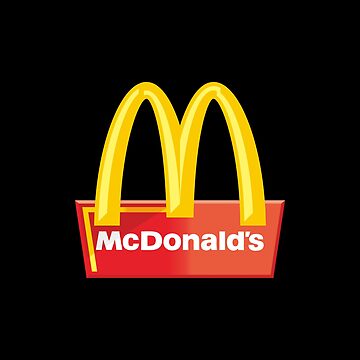 "mcdonald's logo food burger" Sticker for Sale by feyajoya | Redbubble