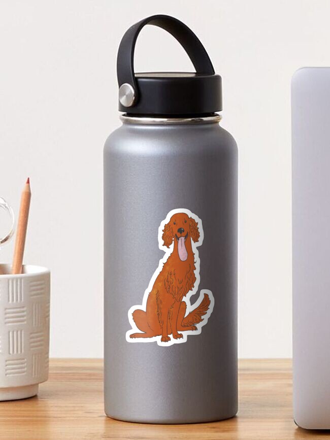 "Irish Setter" Sticker for Sale by leslieawicke | Redbubble