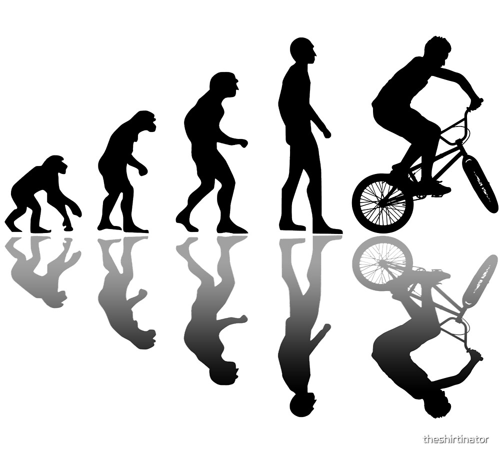 "Evolution BMX bike" by theshirtinator | Redbubble