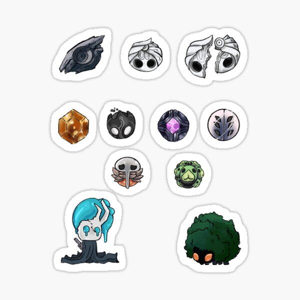 "Hollow knight sticker sheet " Sticker for Sale by Morbidcorvidart ...