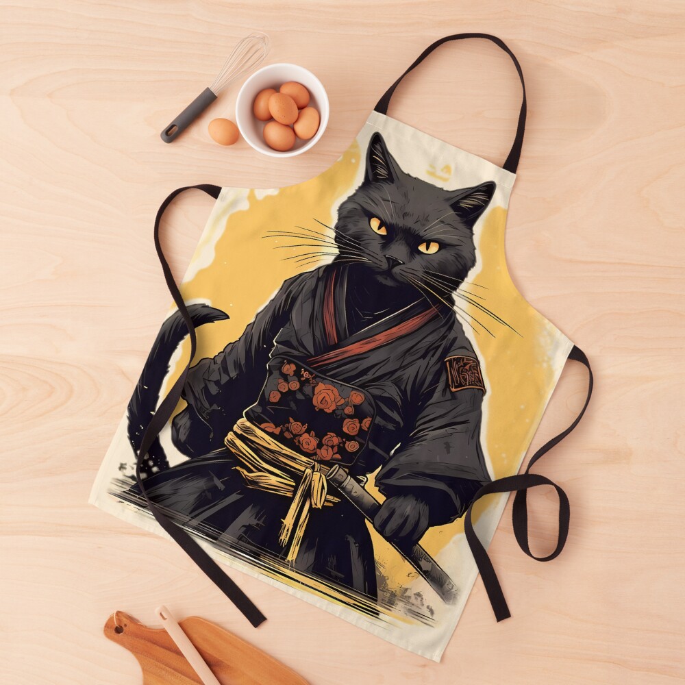 "Black Ninja Cat" Sticker for Sale by laika-et-al | Redbubble