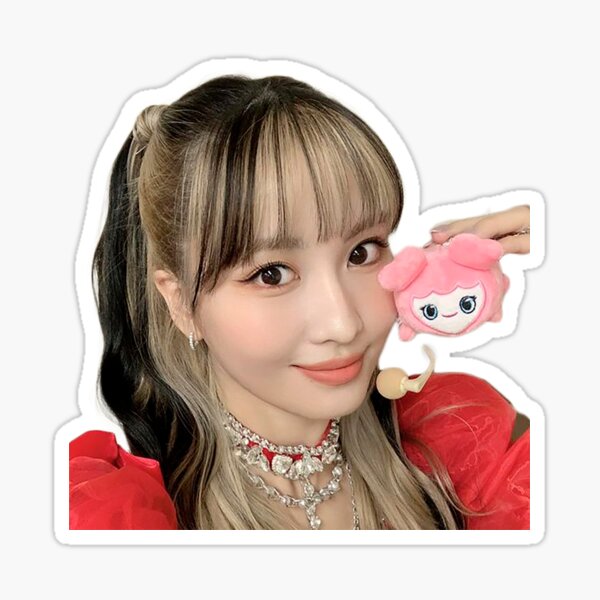 " twice momo" Sticker by bejeweledsally | Redbubble