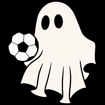 "Cute halloween ghost play soccer" Sticker for Sale by GuGus1337 ...
