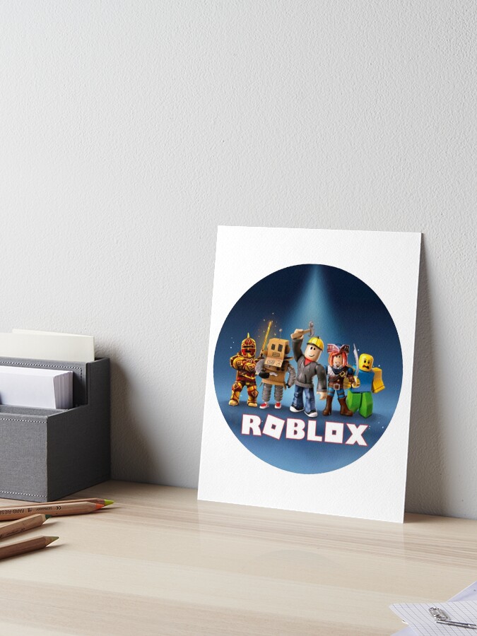 " Roblox all Characters " Art Board Print for Sale by ltiapro | Redbubble