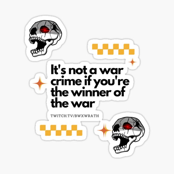 "Winners!" Sticker for Sale by BWxWrath | Redbubble
