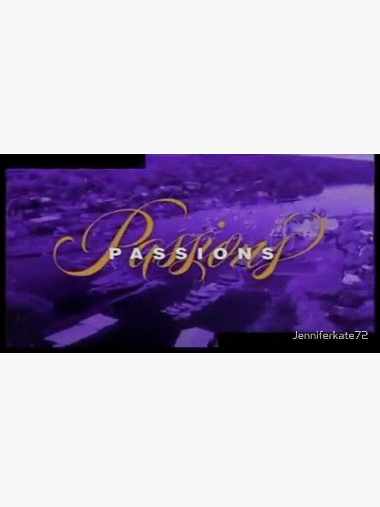 "Opening titles for soap opera Passions" Sticker for Sale by ...