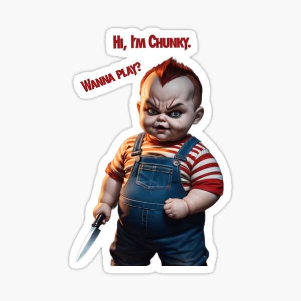 "Chunky" Sticker for Sale by dspayne1 | Redbubble