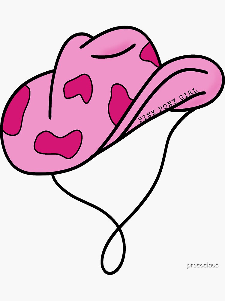 "pink pony girl" Sticker for Sale by precocious | Redbubble