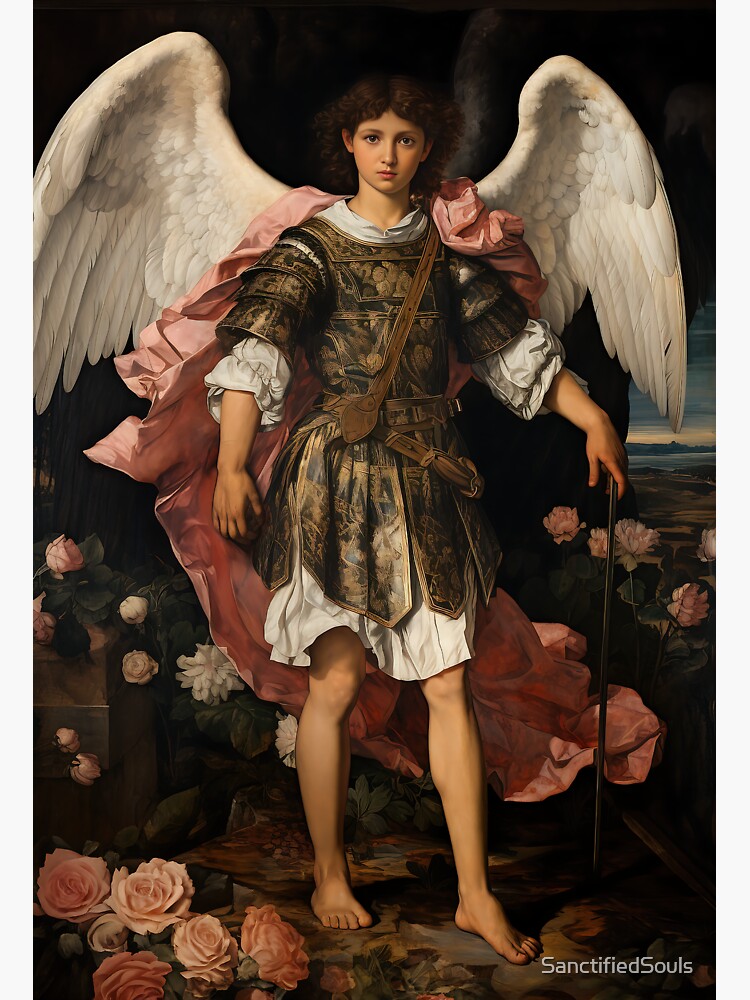 "Saint Raphael the Archangel" Sticker for Sale by SanctifiedSouls ...