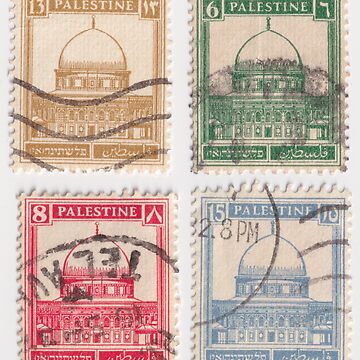 "Dome of the Rock stamps, 4x4" Sticker for Sale by rogerstrawberry ...