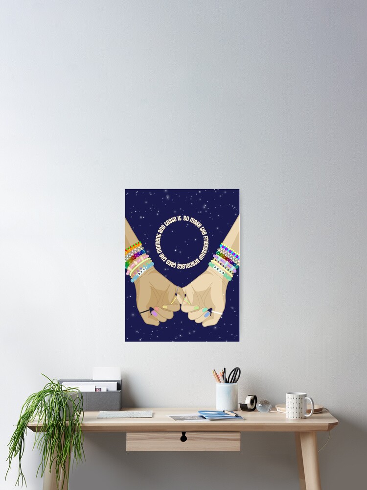 "FRIENDSHIP BRACELETS SPARKLY" Poster for Sale by ulricateodoro | Redbubble