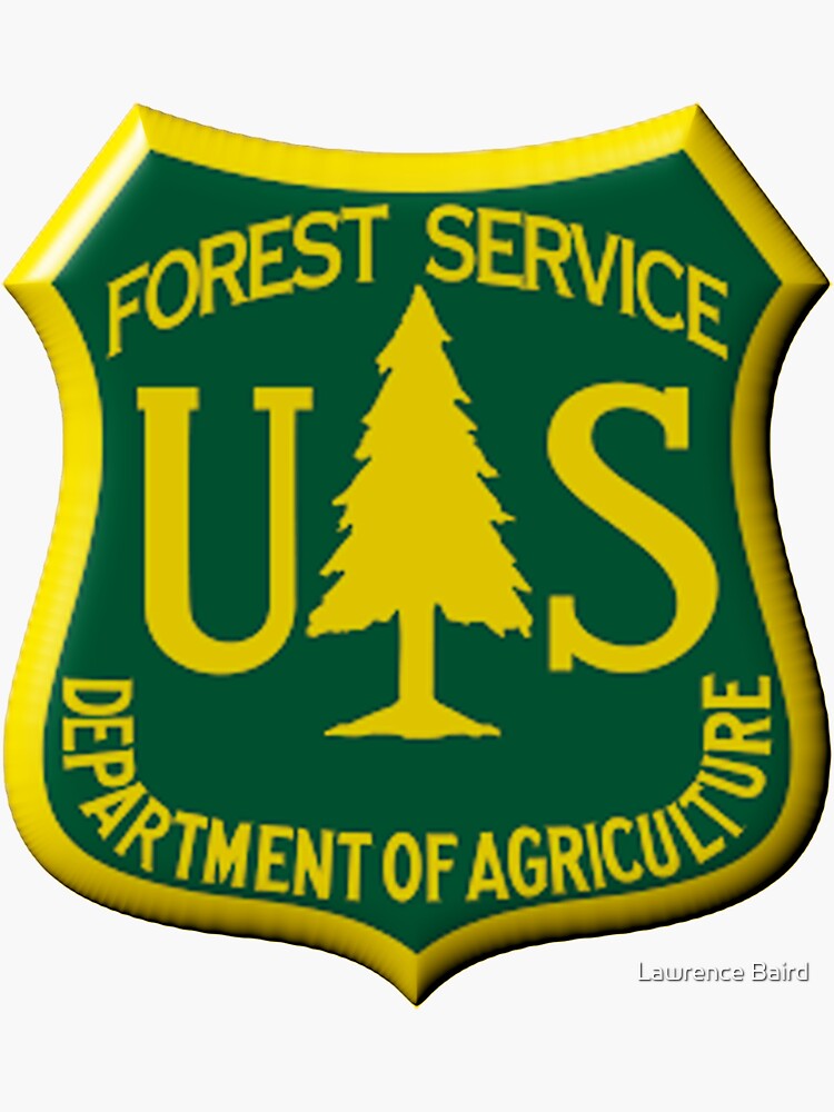 "U S Forest Service" Sticker for Sale by lawrencebaird | Redbubble