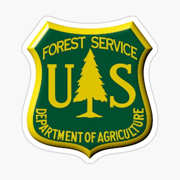 "U S Forest Service" Sticker for Sale by lawrencebaird | Redbubble