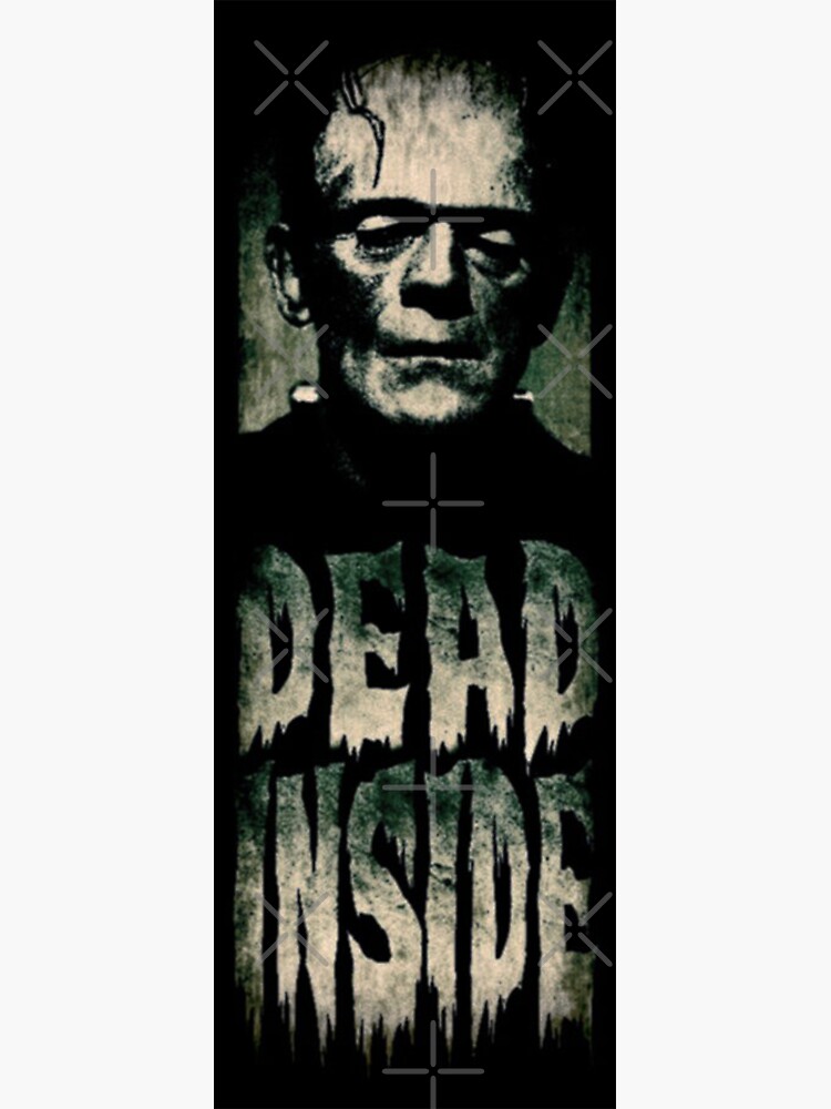 "DEAD INSIDE" Sticker for Sale by BobbyG305 | Redbubble