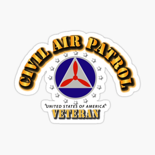 "CAP - Civil Air Patrol Veteran - Hat" Sticker for Sale by twix123844 ...