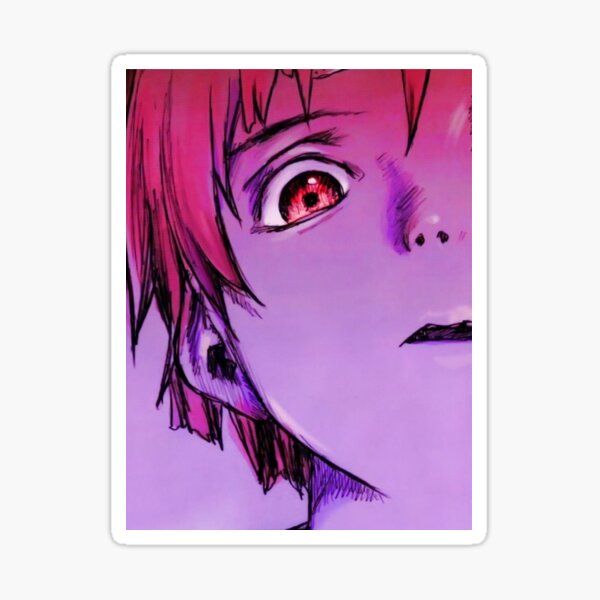"Lain Pink & Purple Fade" Sticker for Sale by MerikuroCreates | Redbubble