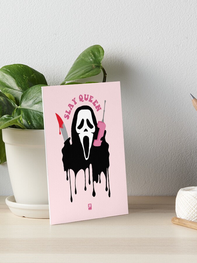 "Slay Queen - Ghostface Scream" Art Board Print for Sale by ...
