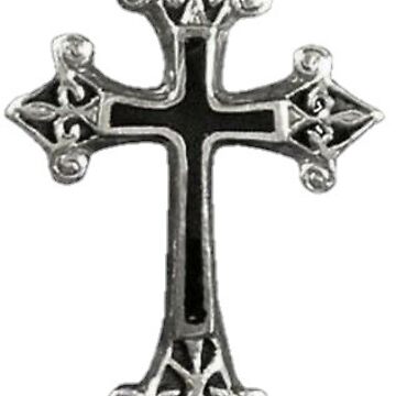 "y2k gothic cross" Sticker by ---clara--- | Redbubble