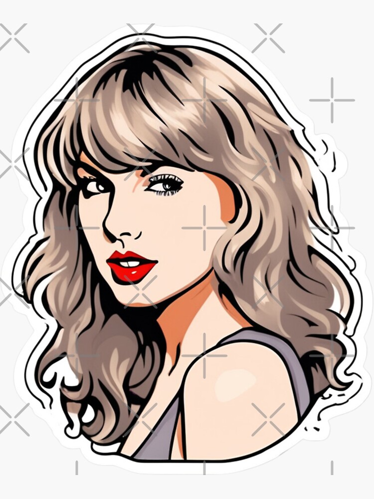 "Taylor Swift Graphics Art" Sticker for Sale by annikasabrina | Redbubble