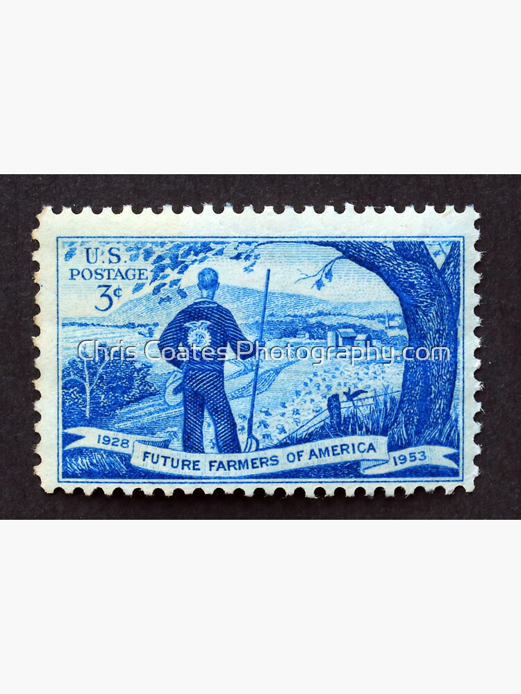 "1953 3¢ Future Farmers of America Postage Stamp" Sticker for Sale by ...