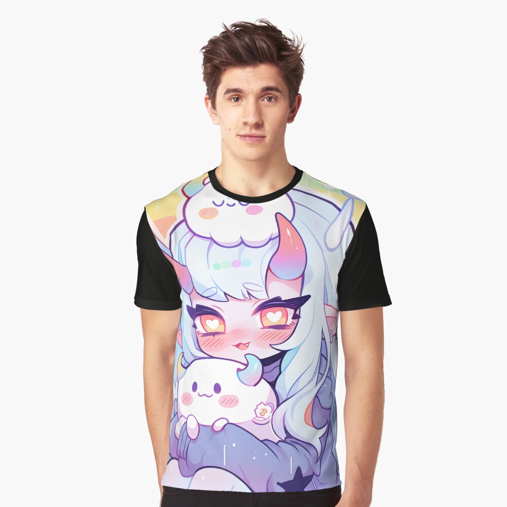 "Kawaii Chibi Demon Anime Girl" Sticker for Sale by bubblegoth | Redbubble