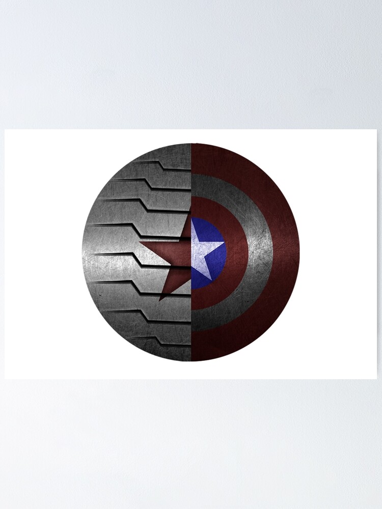 "Stucky Shield" Poster by RustedSoldier | Redbubble