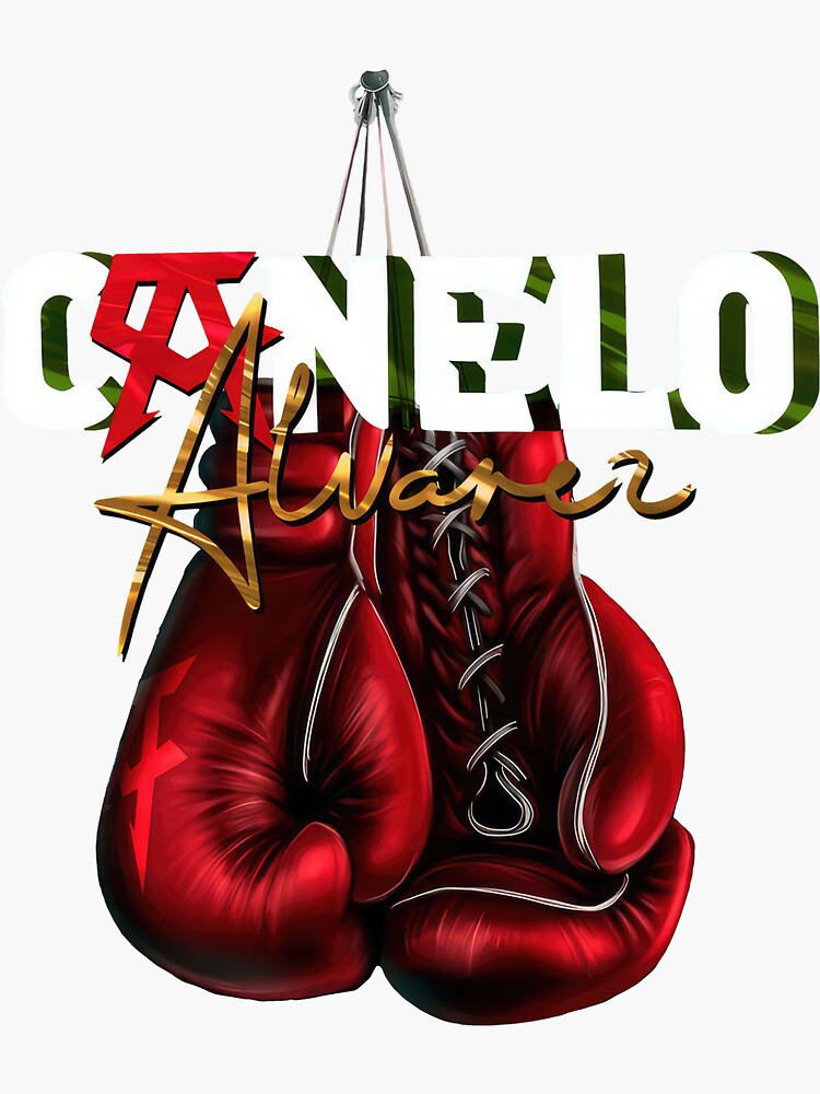 "Canelo Alvarez Gloves " Sticker for Sale by Curtina | Redbubble