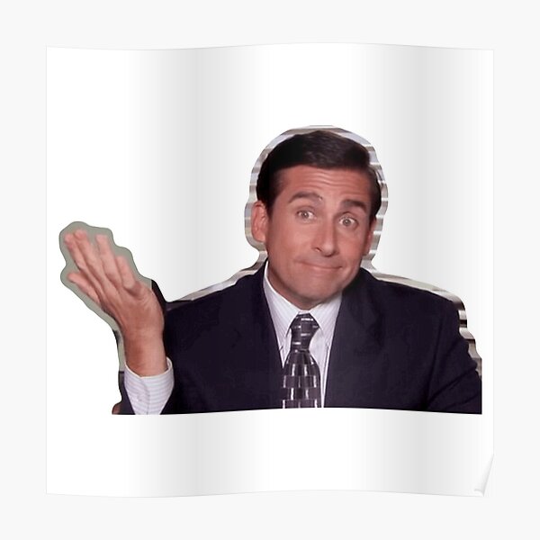 "michael scott" Poster by emswim07 | Redbubble
