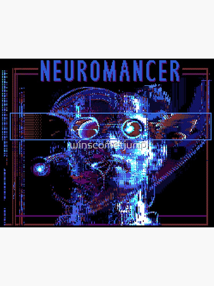 "Neuromancer (Title Screen)" Sticker by winscometjump | Redbubble